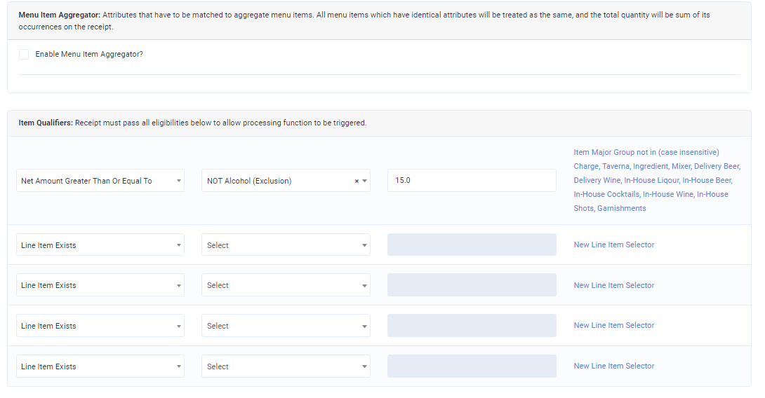 How to prevent Excluded Items from being counted towards the Receipt ...