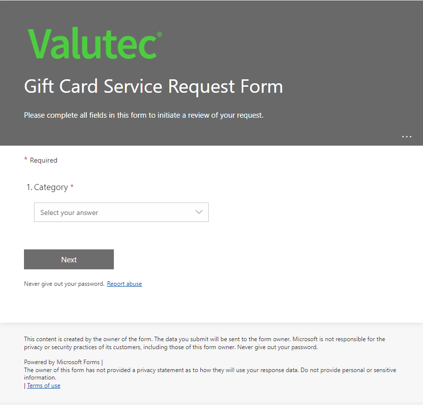 How to raise support ticket to valuetec?