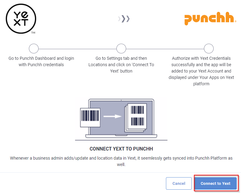 How to install Punchh on Yext