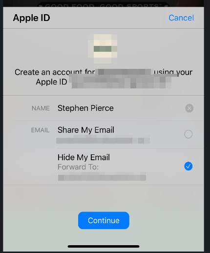 What happens if I sign in with Apple SSO (iOS) but already have a ...