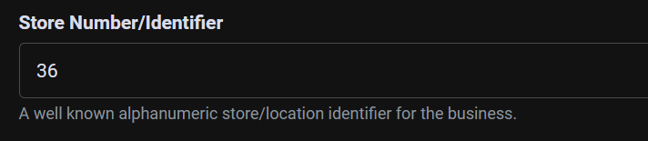 How do I change the store number for a location in Punchh?