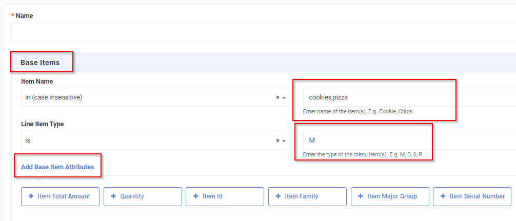 How to add new menu items to an existing Line Item Selector