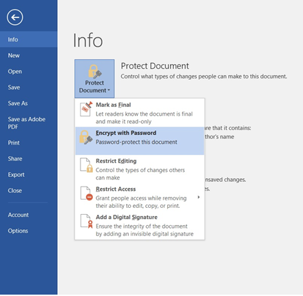 (Miscellaneous) How to send sensitive documents securely through email?