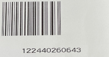Why is a barcode not centered not the receipt?
