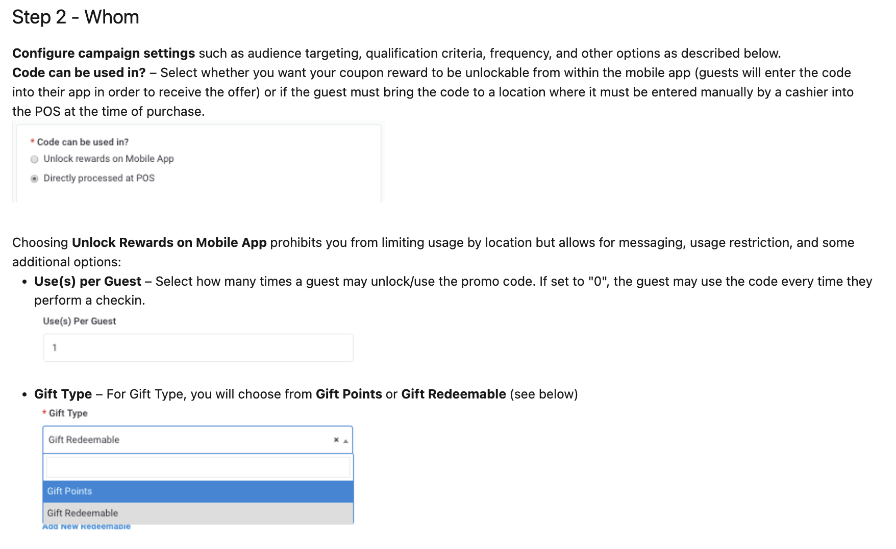 How to configure the Coupon/Promo code to enter in the "More" section ...