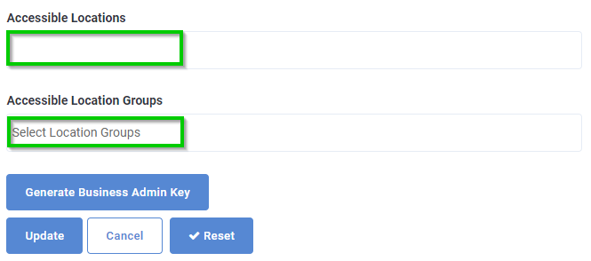 Why am I not able to choose locations under Barcode Search?
