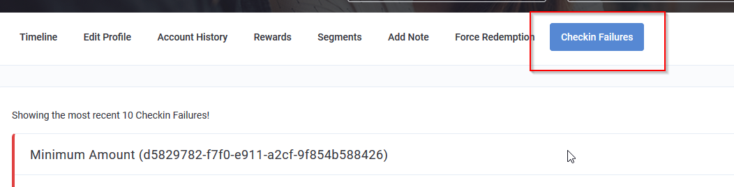 Why can I no longer see timeline errors on the Punchh Platform?
