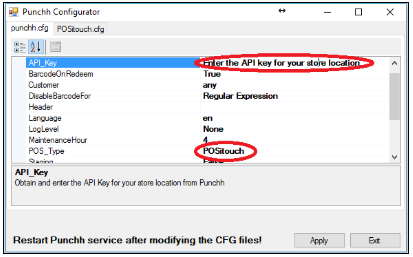 PosiTouch Punchh Setup and Installation