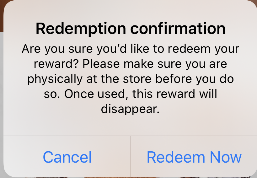 How do I adjust the default Redemption Confirmation message?