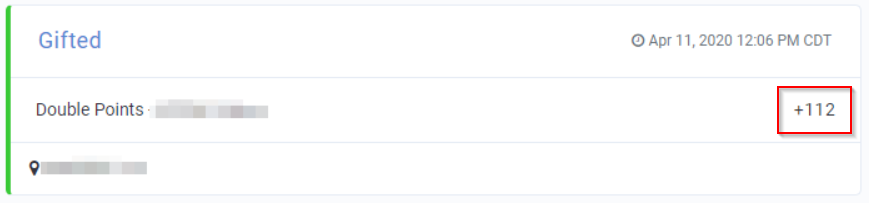 Why is my Double Points Campaign gifting points for items that are ...