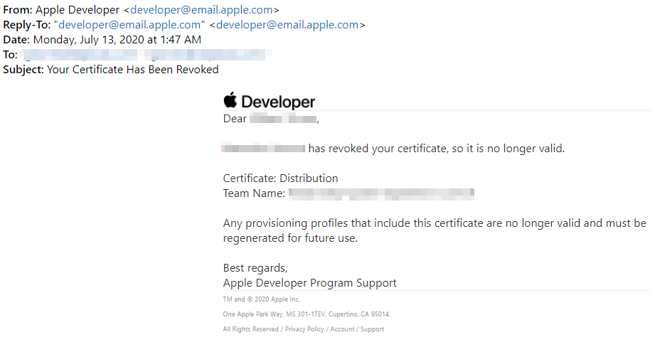 Do I need to update my iOS Distribution Certificate? (Apple Developer)