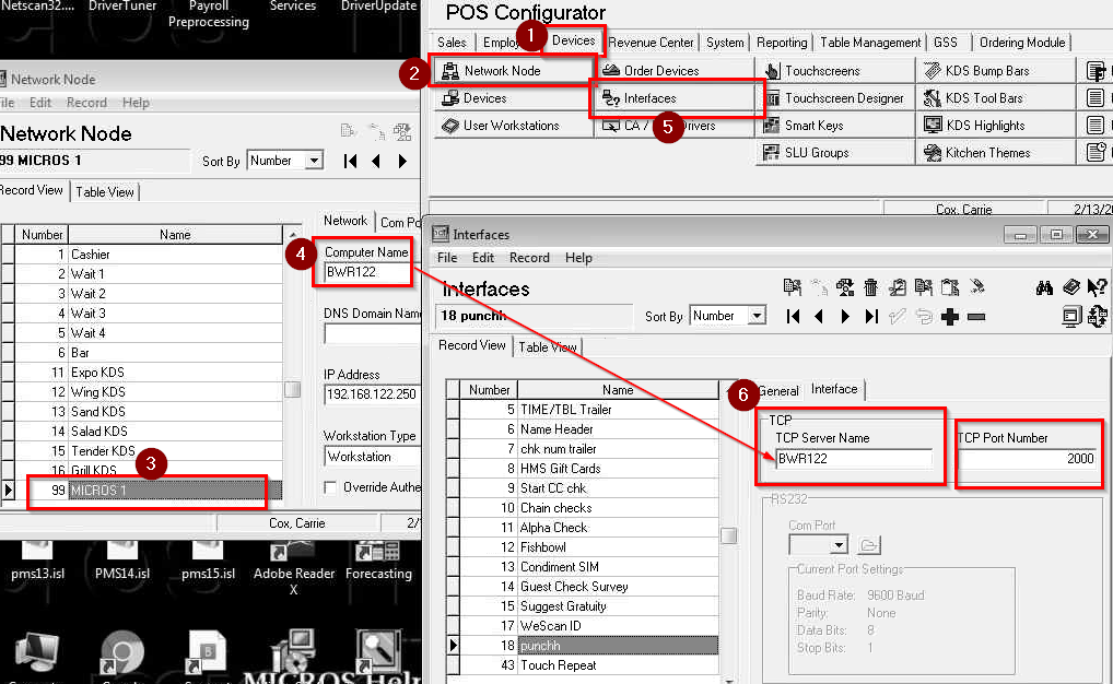ISL Error when trying to test redeems and earnings. (Micros)