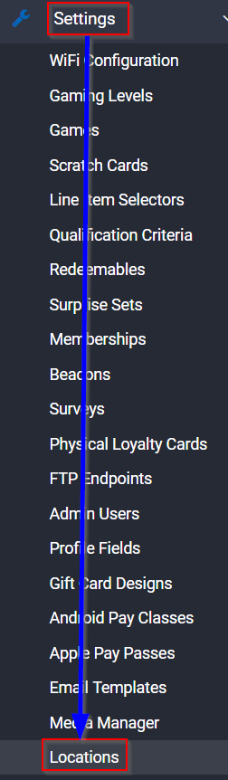 How do I enable barcodes for a location that has them disabled?