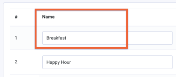 How to create day parts?