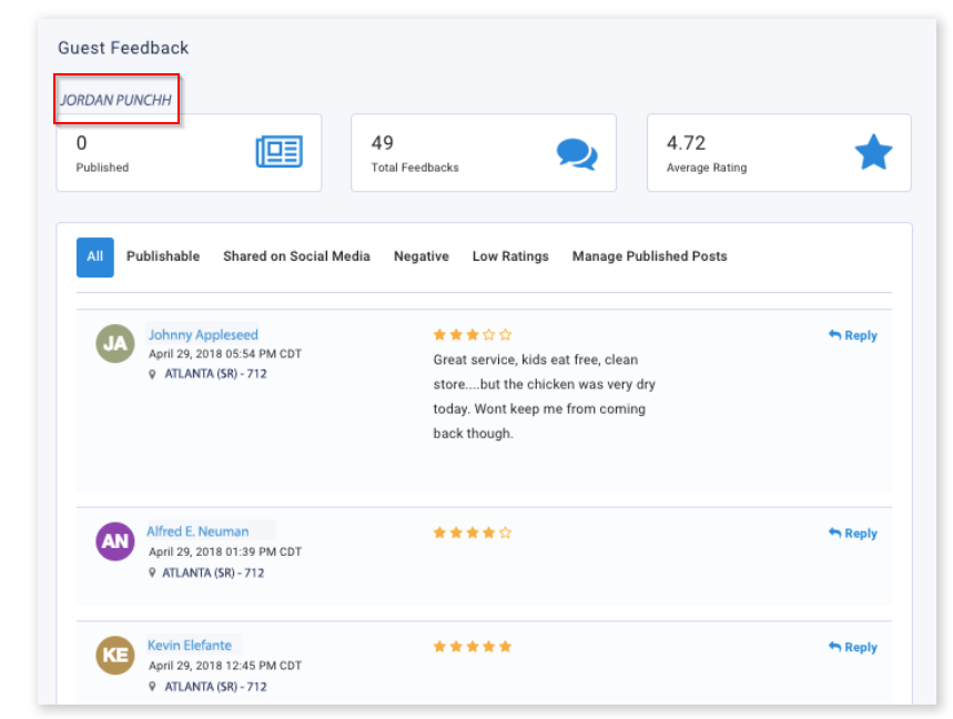 How do I view an employee review?