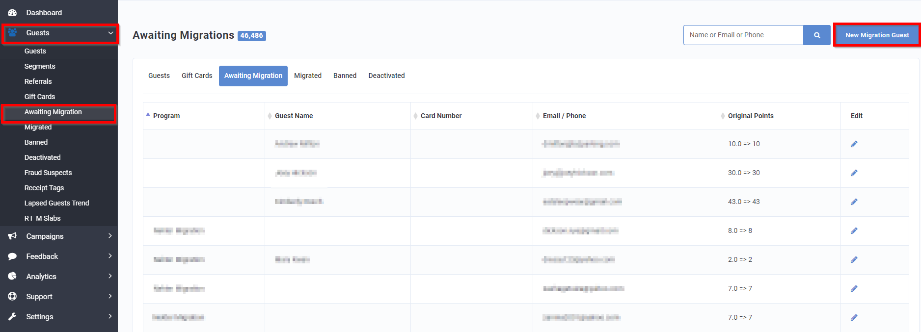 How do I test the user migration flow?