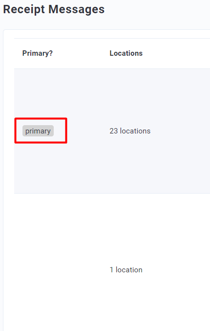 What does the Receipt Messages > Associate at business level flag do?